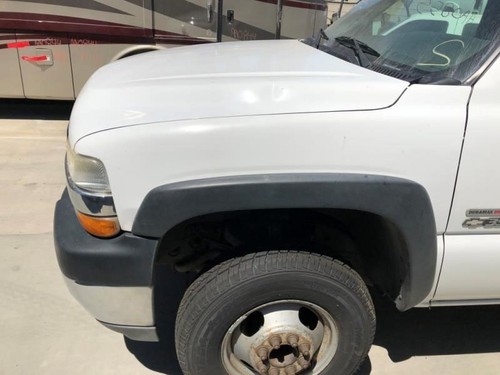 01-02 Chevy Silverado 2500/3500 DIESEL USED FRONT CLIP ASSY WHITE 6.6 ...