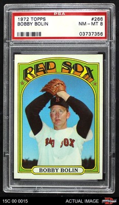 1972 Topps #266 Bobby Bolin Red Sox PSA 8 - NM/MT | eBay