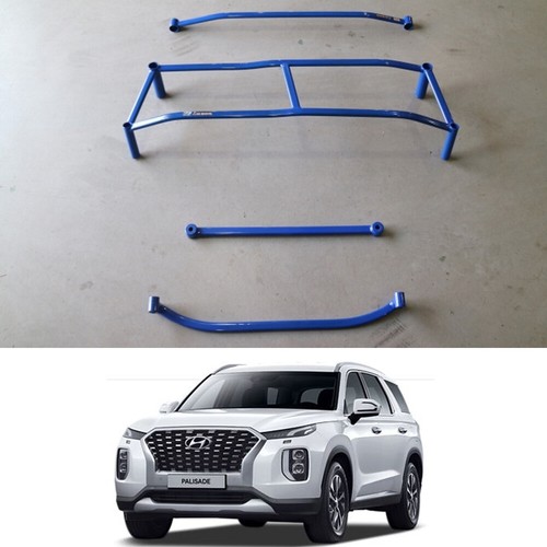 Front, Rear Under Bar Kits Luxon Brand For HYUNDAI PALISADE 2019~2022 ...