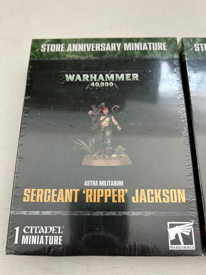 Warhammer 40k Catachan Limited Editions Sergeant Ripper and Colonel ...