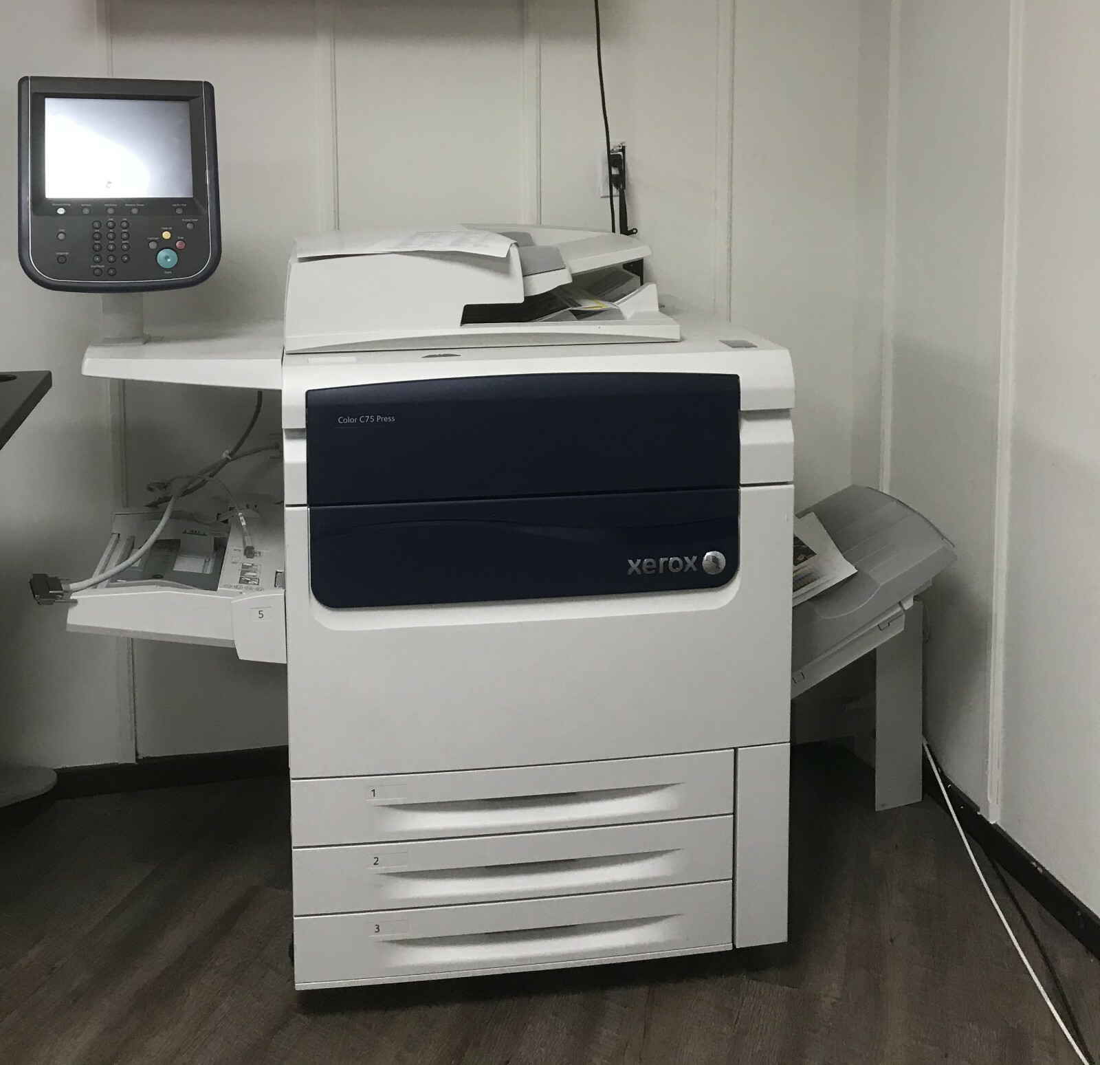 Xerox Color C75 Digital Press Laser Production Copier Printer Scanner ...