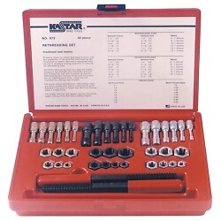 Kastar Hand Tools 972 Lang 972 40 Piece Fractional And Metric Thread ...