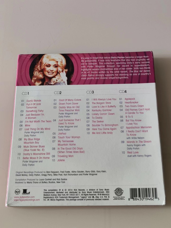 The Box Set Series [Box] by Dolly Parton (CD, Jan-2014, 4 Discs, Legacy ...