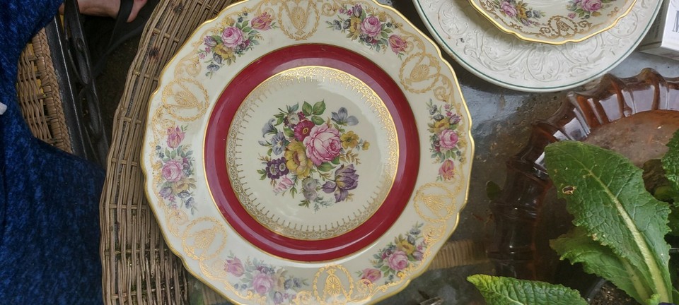 antique plate set beautiful detail. Perfect condition | eBay