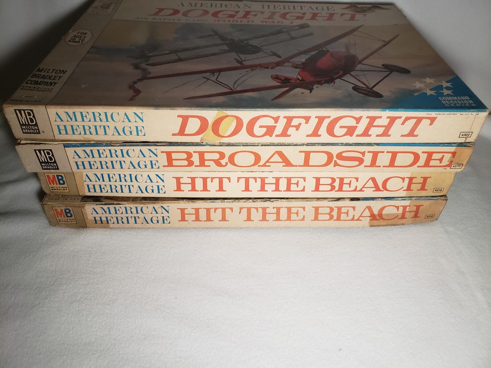 MB American Heritage Broadside, Dogfight, and Hit the Beach | eBay