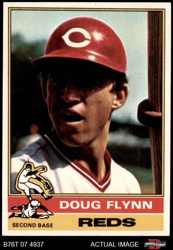1976 Topps #518 Doug Flynn Reds RC 4.5 - VG/EX+ | eBay