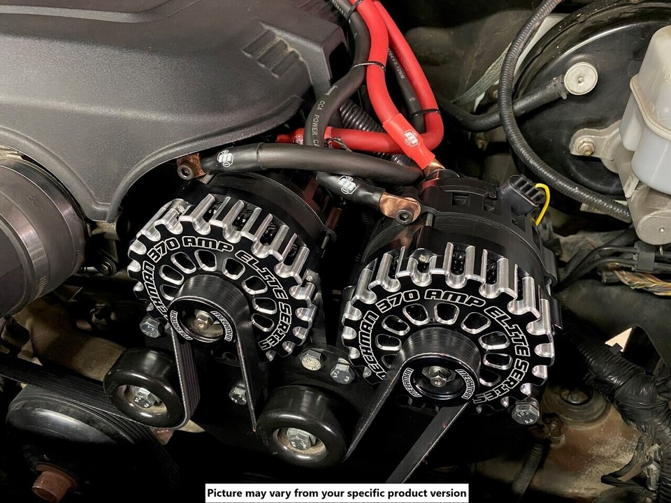 Mechman 800 Amp Red Dual Alternator Kit for 2005 - 2013 GM Trucks | eBay