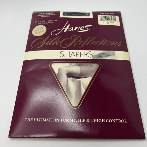 Hanes Silk Reflections Shapers Silky Sheer Long Line Control Top Size ...