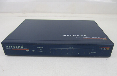 NETGEAR FIREWALL SWITCH 8-PORT NETWORK VPN PROSAFE FVS318N | eBay