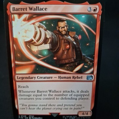 Barret Wallace #129 | Near Mint | Final Fantasy FIN | Magic MTG | eBay