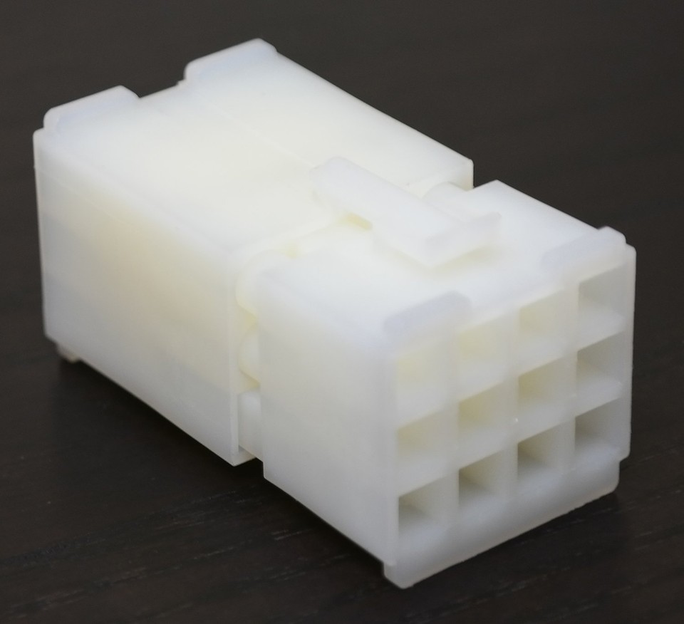 12 Pin Molex Connector, 1 Match Set, w/14-20 AWG .093" Pins, w ...