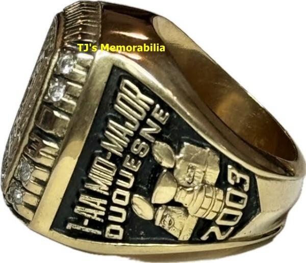 2003 DUQUESNE DUKES NCAA FCS MID MAJOR NATIONAL CHAMPIONS CHAMPIONSHIP ...