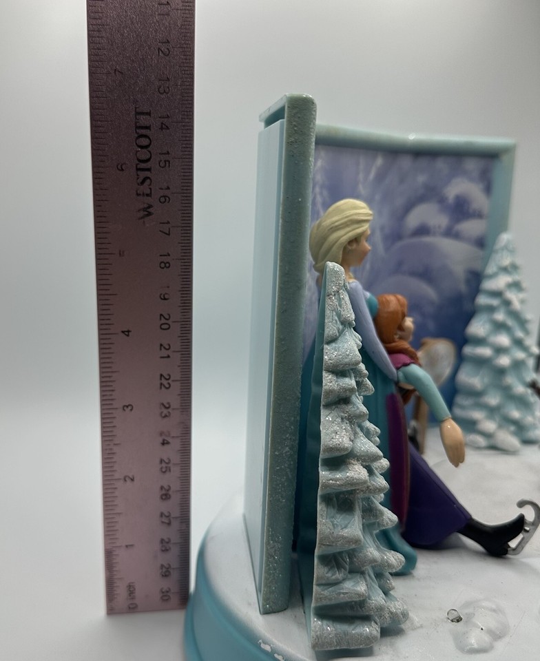 Disney Frozen Anna Elsa Musical Moving Diorama Winter Wishes *Olaf ...