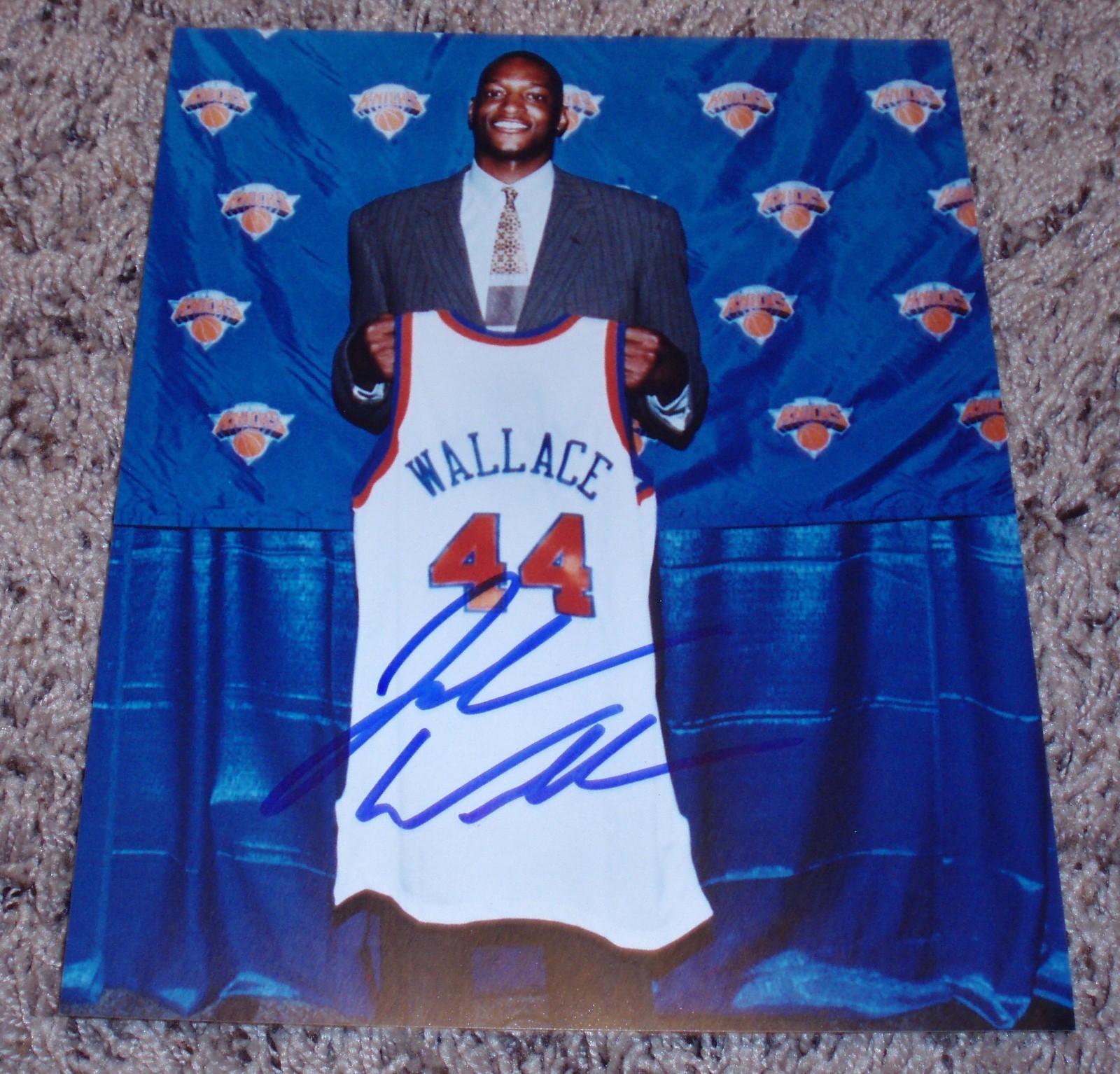 New York Knicks-John Wallace-Autographed/Signed 8x10 Photo | eBay
