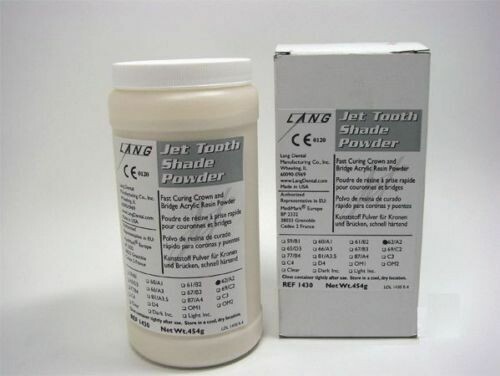 Lang Jet™ Tooth Shade Self Curing Acrylic Resin Crowns Bridges 1lb ...