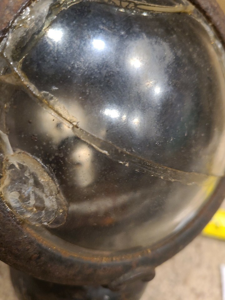Antique Ford O Brown Headlamp headlight oil Light lantern Model A T ...