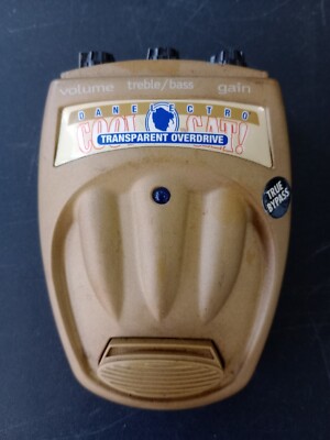 Danelectro Cool Cat Transparent Overdrive V1 Gold *** FREE SHIPPING ...