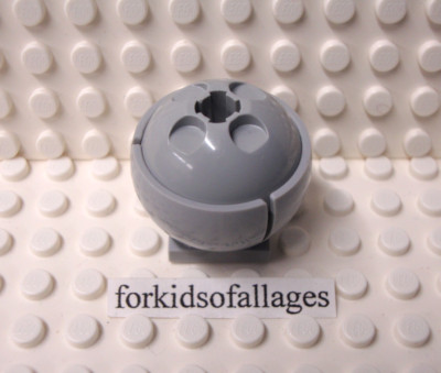 Lego 3pc Ball Socket Turret 44359/44358 Lt Bl-Gray Star Wars Cylinder ...