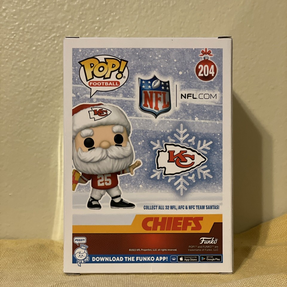 Funko POP! NFL Football - Kc Chiefs Santa Claus W/protector SOLD OUT | eBay
