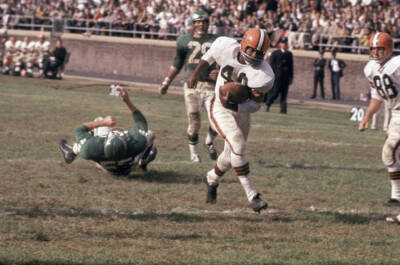 Cleveland Browns Bobby Mitchell In Action 1960 Old Football Photo | eBay