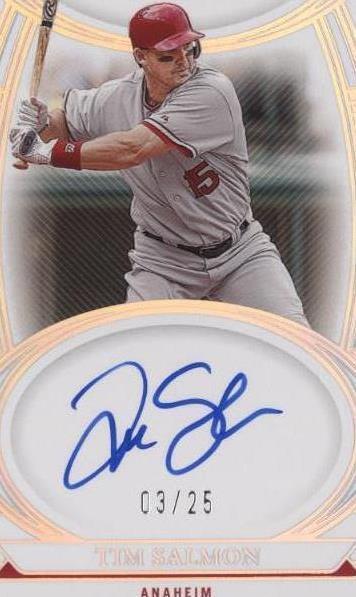 2023 Panini Flawless - Flawless Signatures Tim Salmon #FS-TS /25 (AU ...