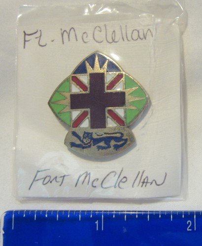 MEDDAC Fort McClellan US Army unit crest insignia clutchback pin ...