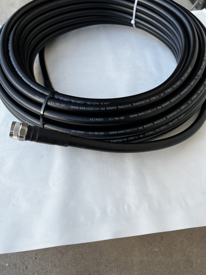 US MADE Times Microwave 75FT LMR 600DB N Male Direct Bury RF cable | eBay