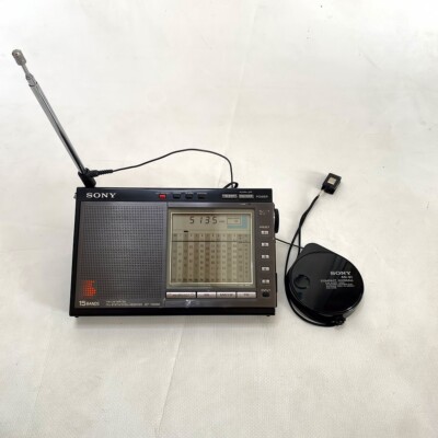 Sony ICF-7600DA FM/LW/MW/SW 15 Bands Receiver+SONY AN-61 Retractable SW ...