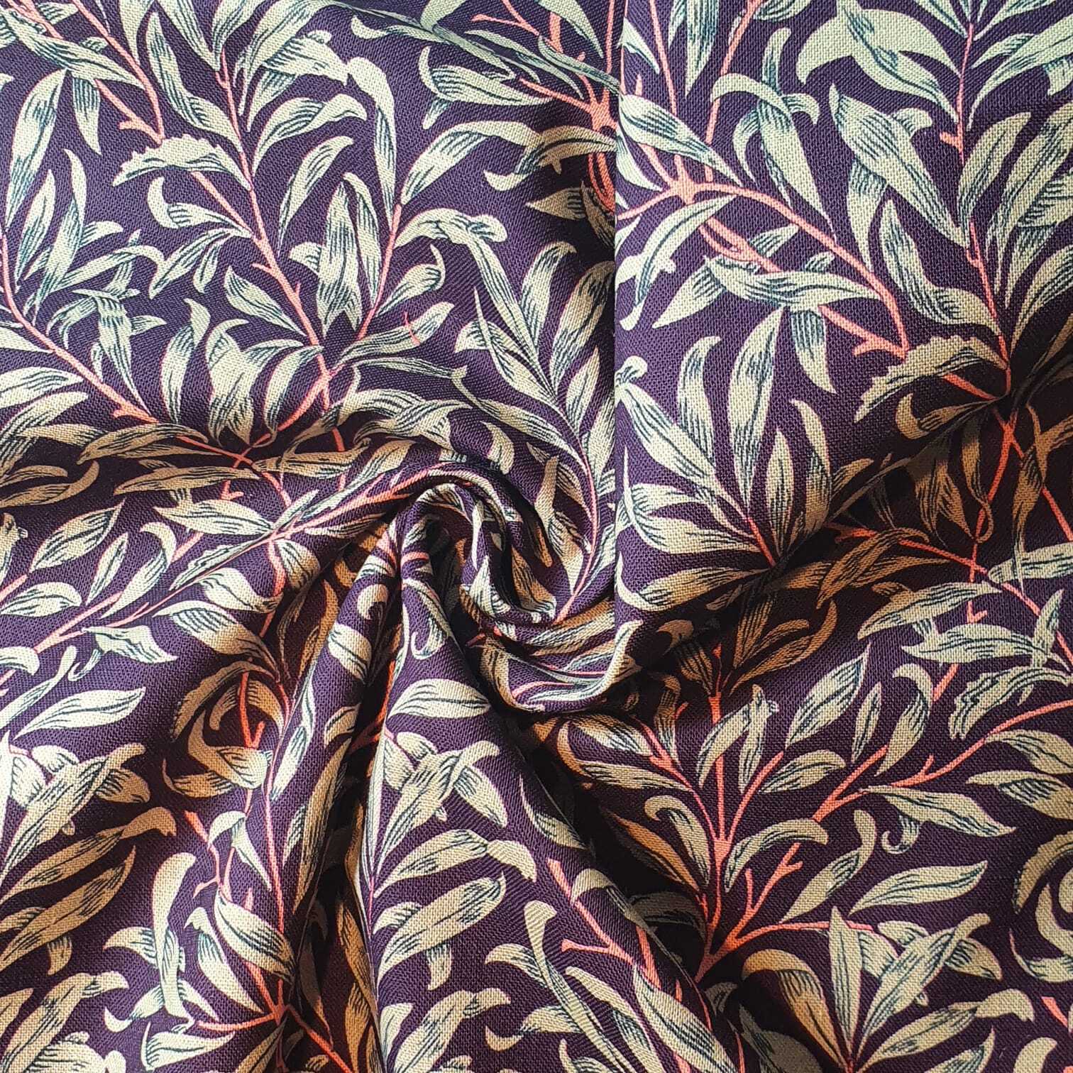 William Morris Cotton Fabric Classic Victorian Prints Crafty ...
