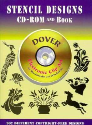 Stencil Designs CD-ROM and Book (Dover Electronic Clip Art) - Paperback ...