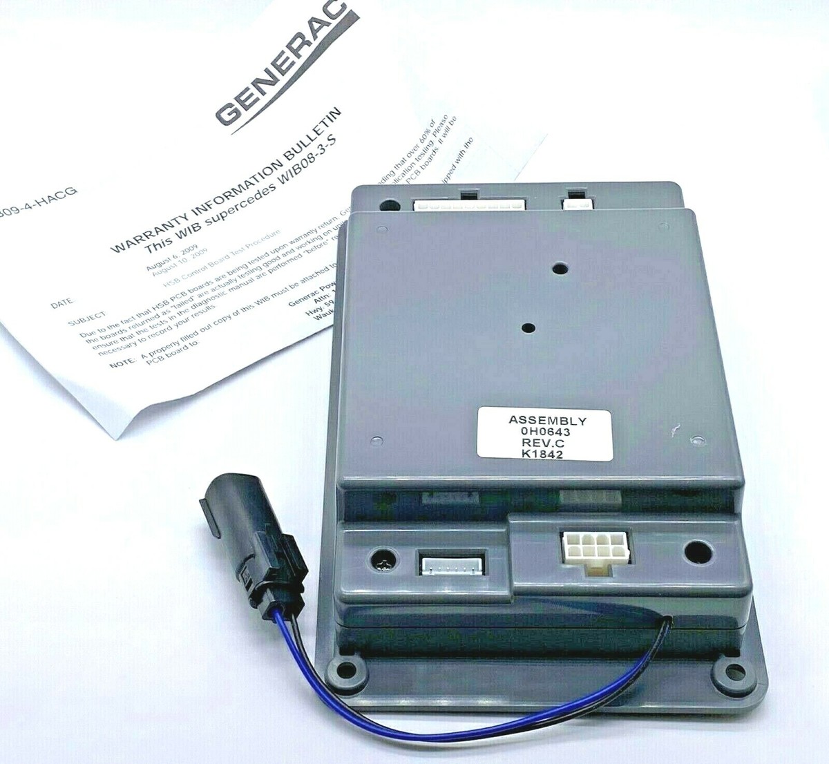 Generac 0d86150srv Assy Pcb Hsb Controller 654329099933 Ebay Generac