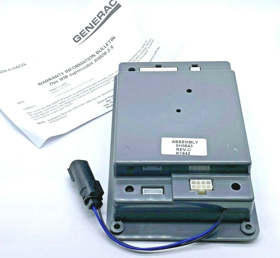 GENUINE GENERAC 0H06430SRV - NEW - Controller Panel Assembly, SAME DAY SHIPPING | eBay