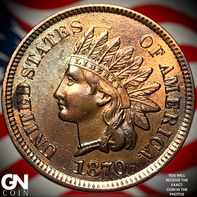 1870 Indian Head Cent Penny Z0090 | eBay
