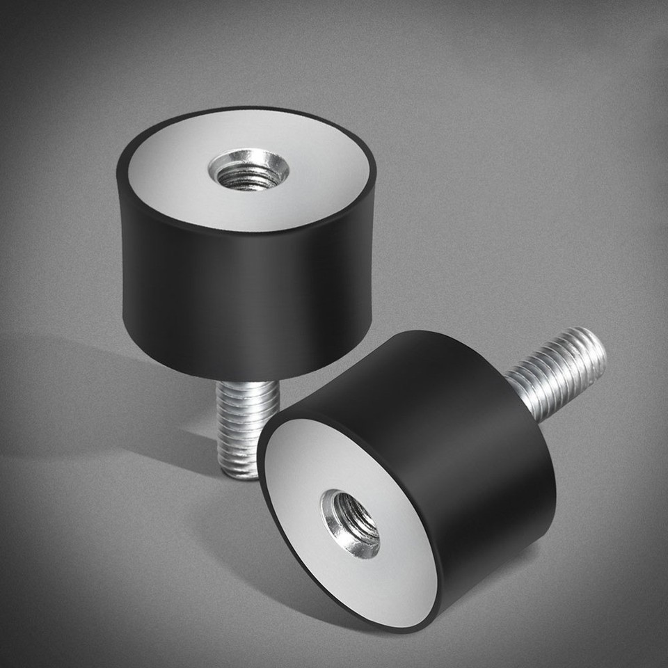 6 Pcs Rubber Mounts Shock Absorber Vibration Isolator Shocks Thread | eBay