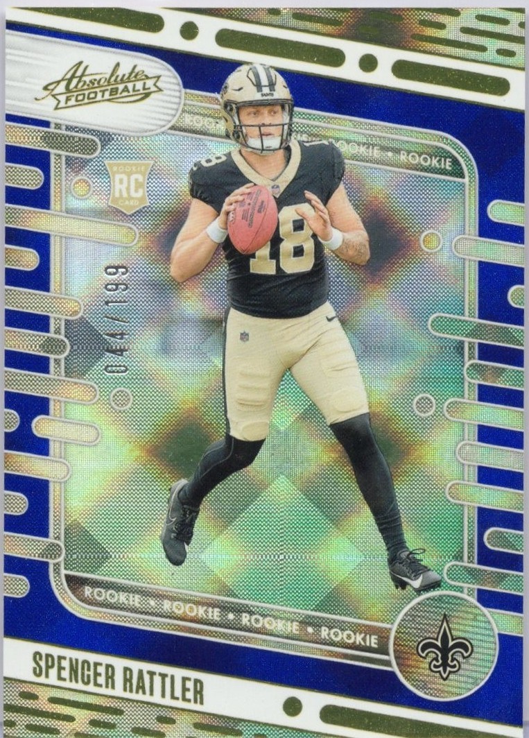 2024 Panini Absolute - Rookies Spencer Rattler #194 Blue Diamonds /199 ...