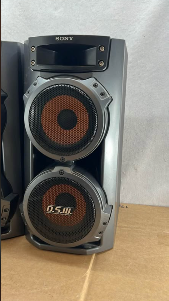 Sony SS-ZX6 Dual 6.5" D.S.W. Party DJ Speakers Pair Tested Free Ship | eBay