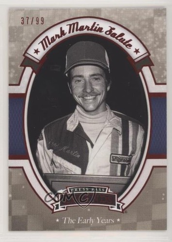 2013 Press Pass Legends - Salute Mark Martin #49 Red Foil /99 for sale ...