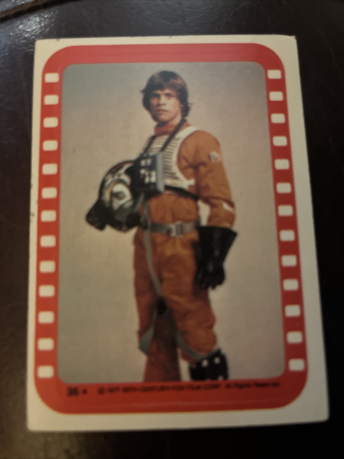 Luke Skywalker 1977 Star Wars Sticker Card Topps Series 4 #36 | eBay