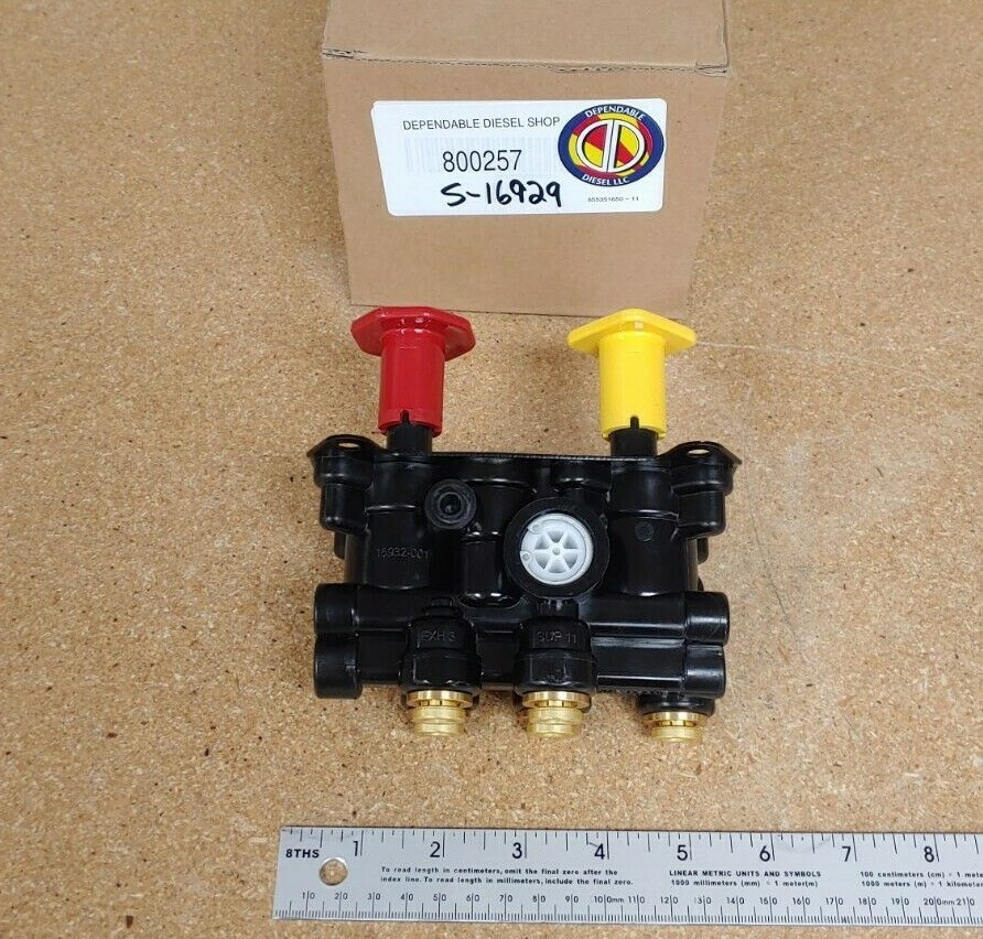 MV-3 Dash Control Valve. S&S # S-16929 Ref. # Bendix 800257, 109935 ...