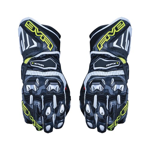 Gants de Moto FIVE RFX1 Estival dans la Peau Replica Camo Jaune Fluo | eBay