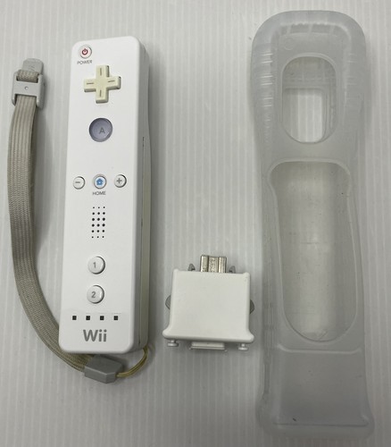 Nintendo Wii Remote White RVL-003 Tested OEM With Case & Motion Plus ...