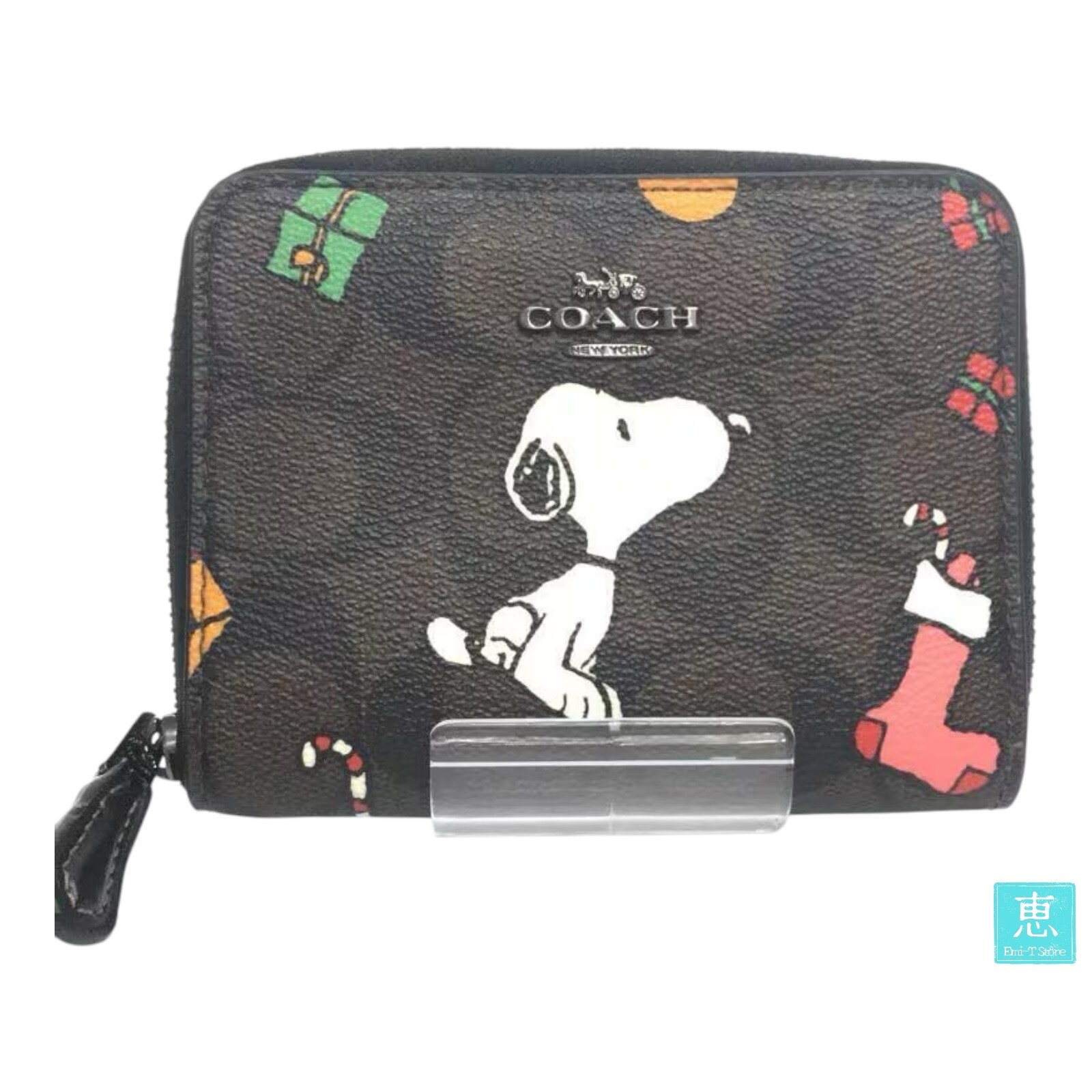 Coach Peanuts Signature Canvas With Snoopy Presents P… - Gem
