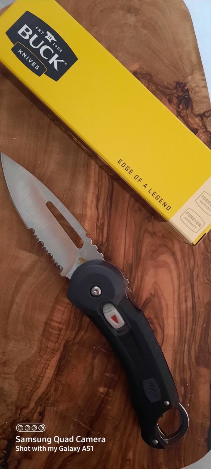 Buck knife 750 Redpoint 2.75" 420 HC Blade /Bottle Opener ...