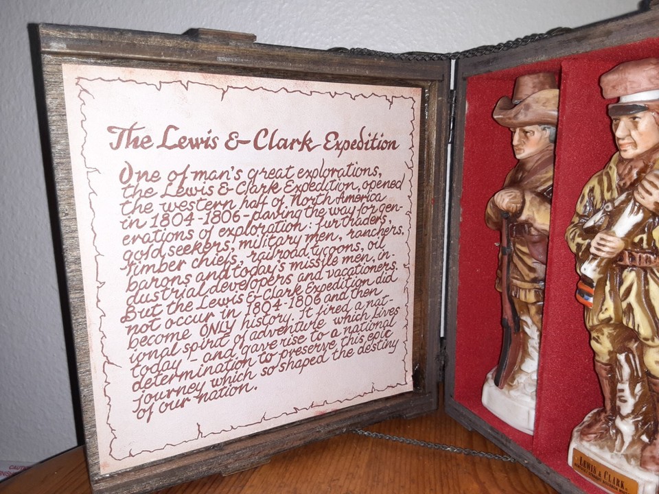 Rare Gary Schildt 70's Lewis & Clark Expedition Ceramic 6" Whiskey ...