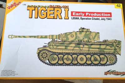 CYBERHOBBY - TIGER I Early Production LSSAH Operation Citadel 1:35 9142 ...