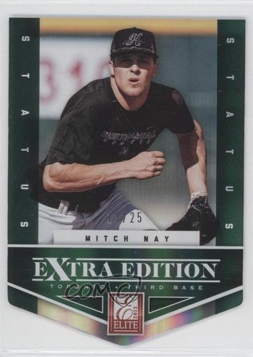 2012 Elite Extra Edition Status Emerald Die-Cut /25 Mitch Nay #132 | eBay