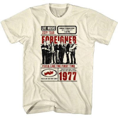 Foreigner Band Men's T-shirt Cotton Size S-5XL MR205 | eBay