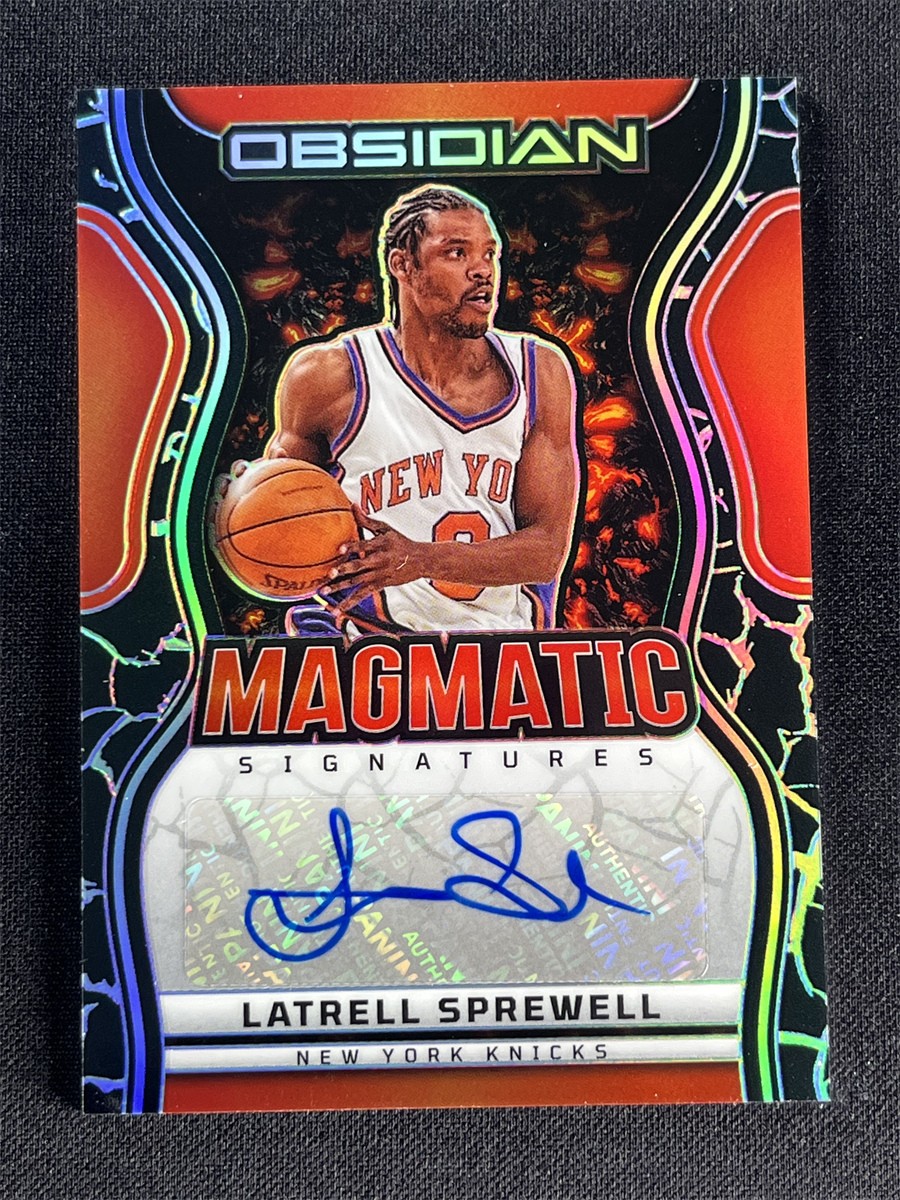Latrell Sprewell 2024 Obsidian #MS-LSN Magmatic Signatures /149 Price ...