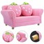 Kids Sofa Strawberry Armrest Chair Lounge Couch W/2-Pillow Children ...