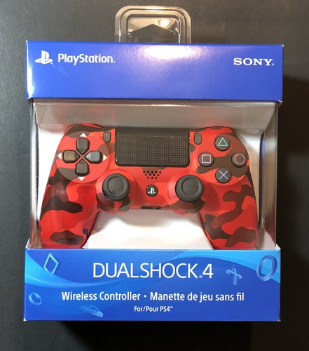 Official Sony PS4 DualShock 4 Wireless Controller [ Red Camouflage ...